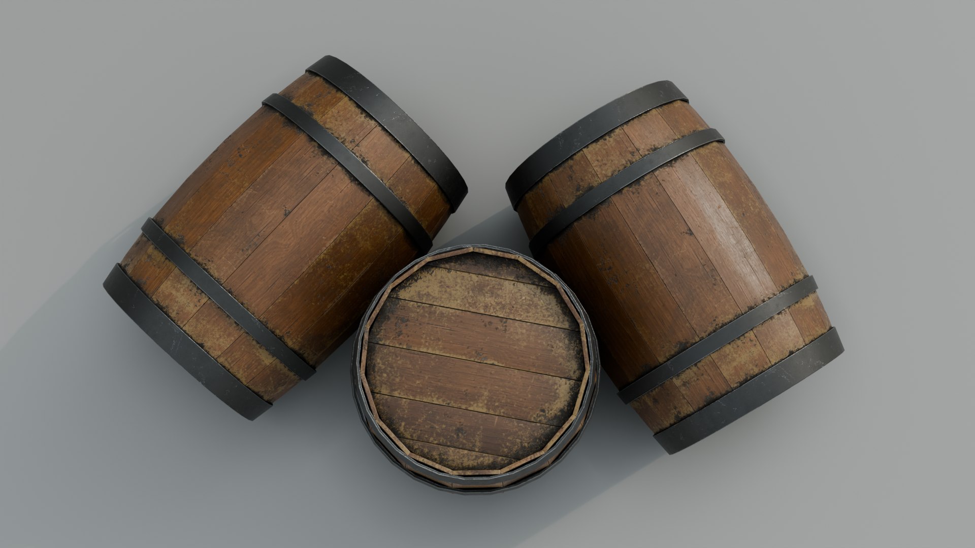 Wooden Barrel 3D Model - TurboSquid 2277494