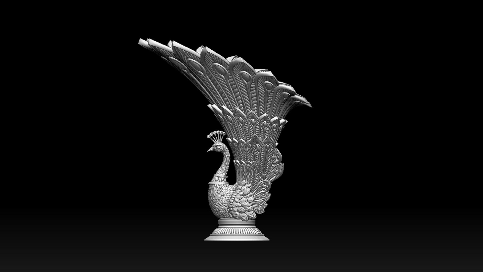Peacock 3D Model - TurboSquid 2126938
