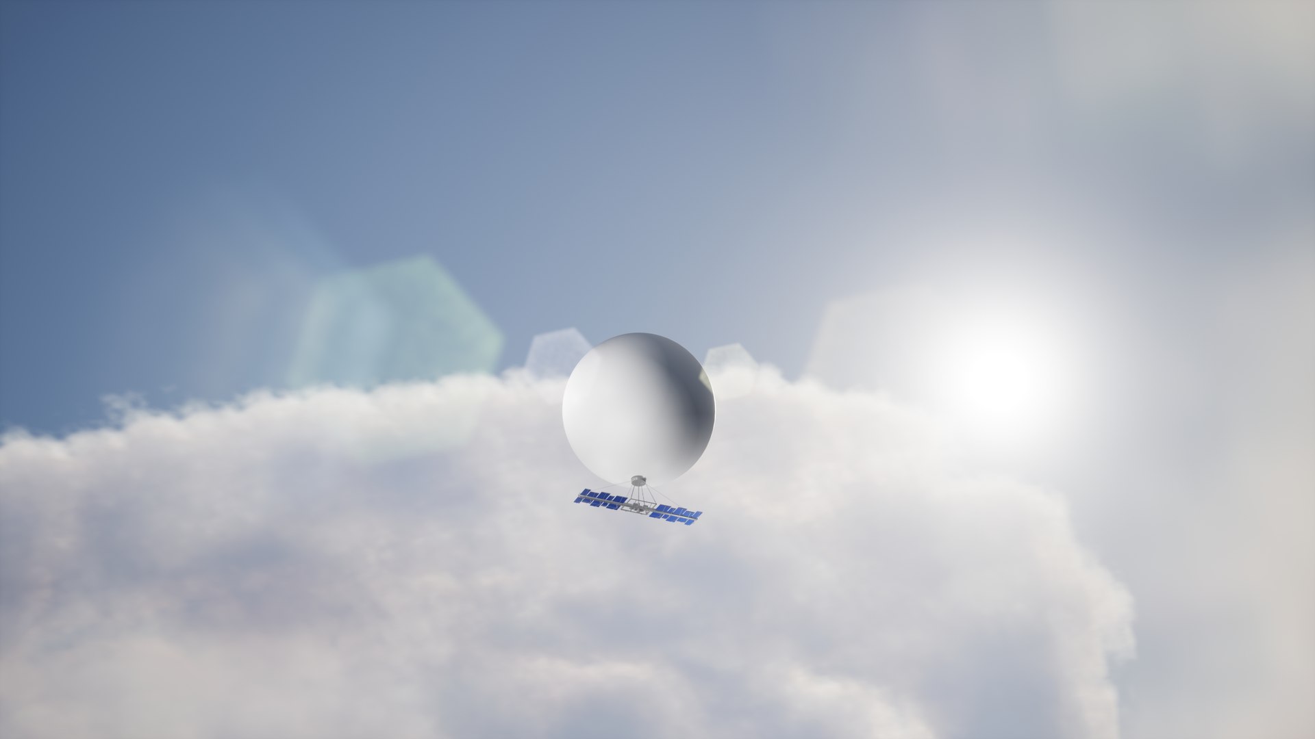 Spy Ballon With Solar Panels And Camera 3D - TurboSquid 2029742