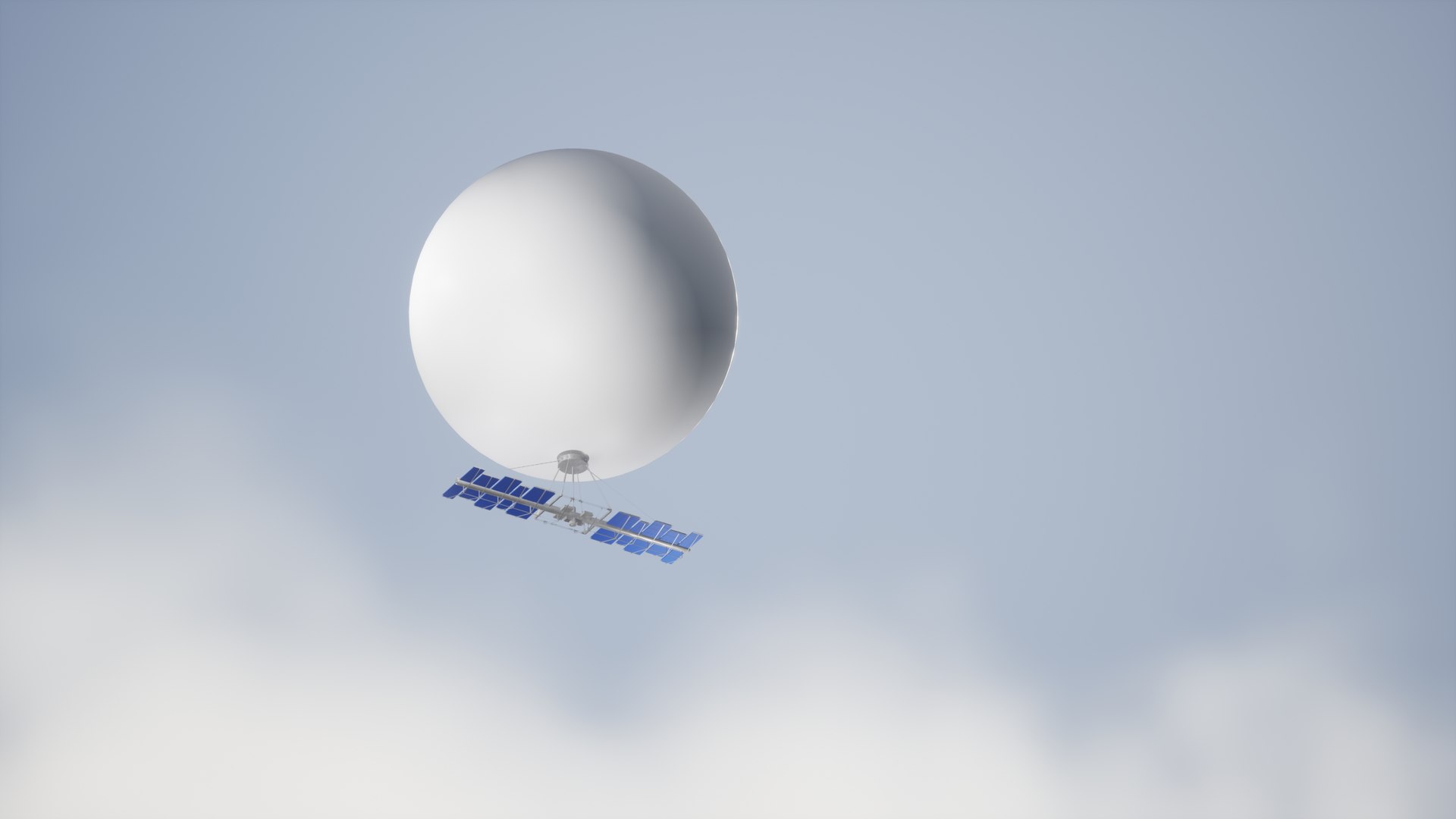 Spy Ballon With Solar Panels And Camera 3D - TurboSquid 2029742