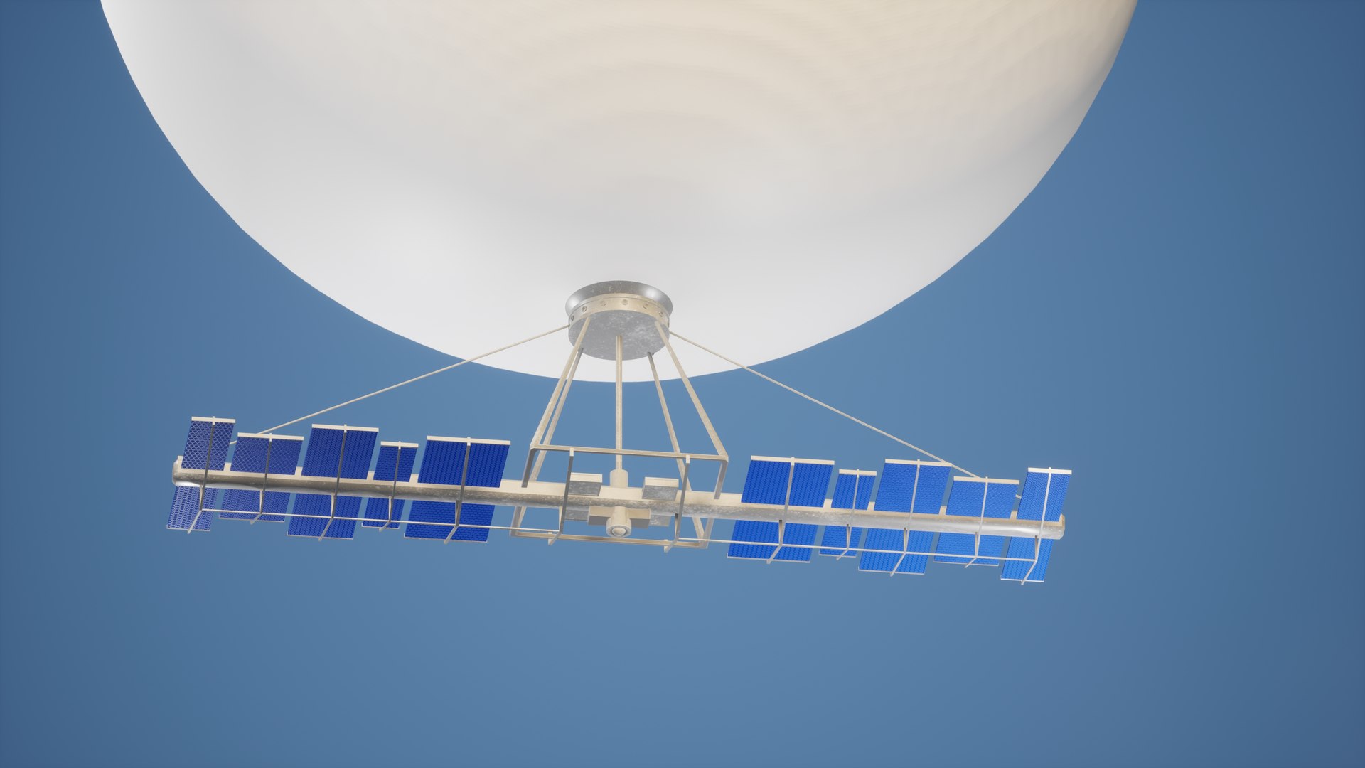 Spy Ballon With Solar Panels And Camera 3D - TurboSquid 2029742