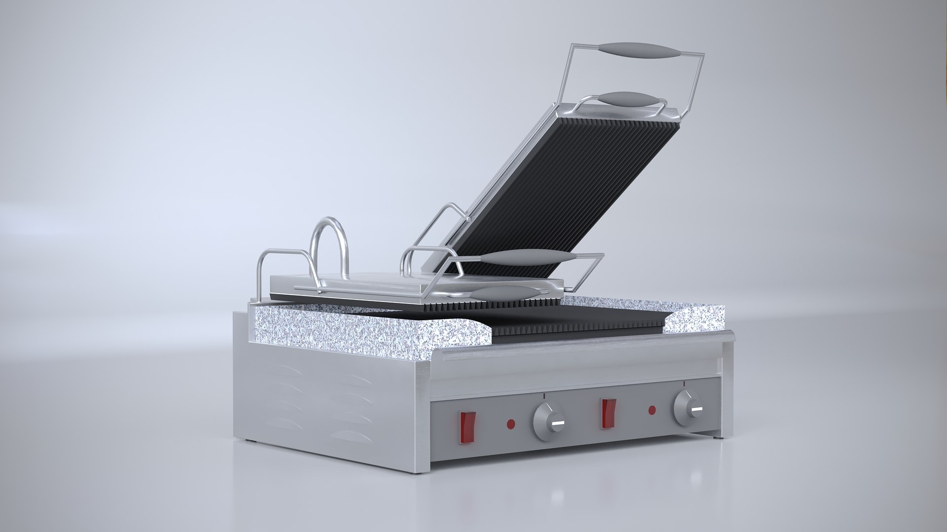 3D INDUSTRIAL DOUBLE TOASTER - TurboSquid 2238052