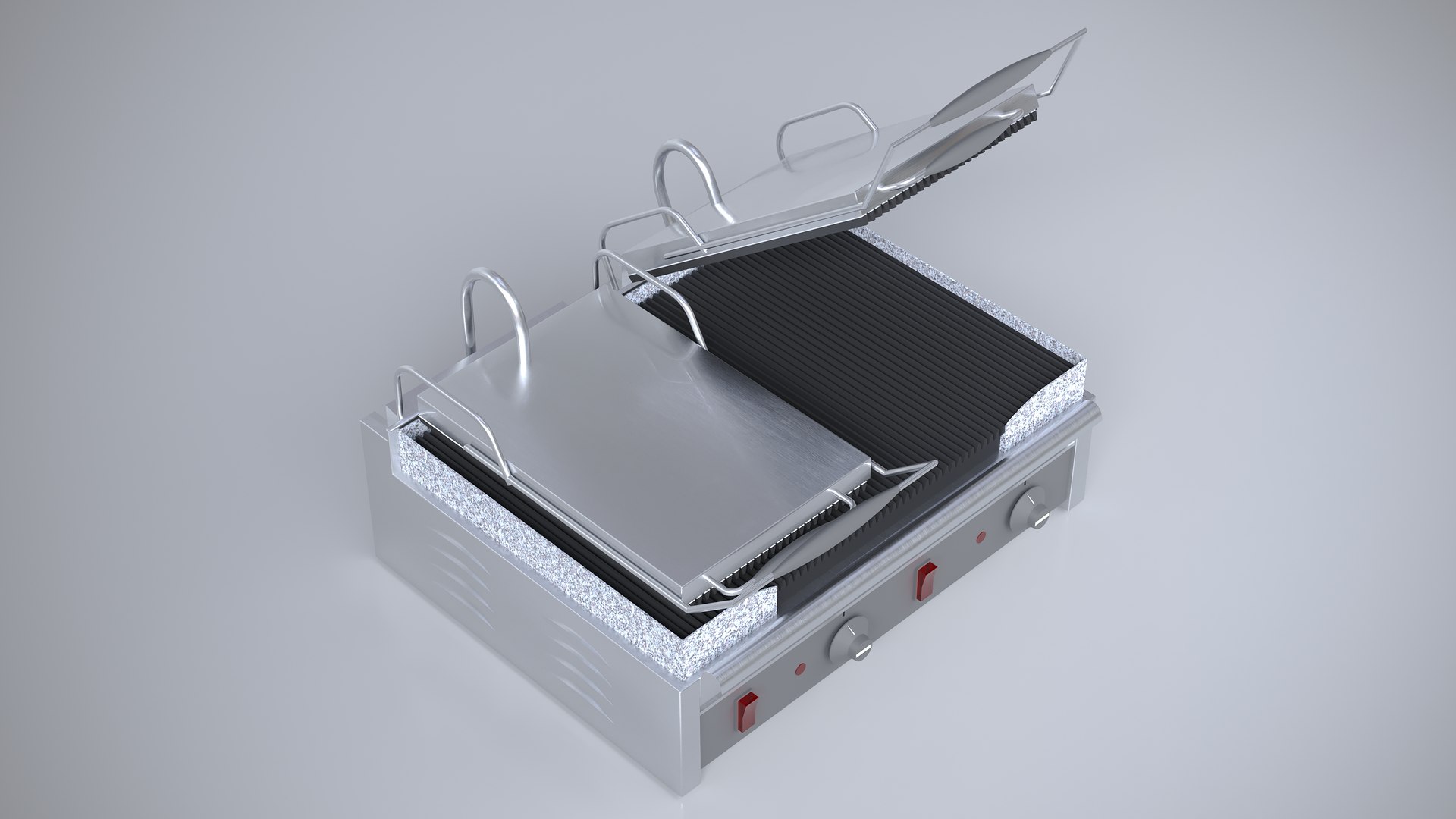 3D INDUSTRIAL DOUBLE TOASTER - TurboSquid 2238052