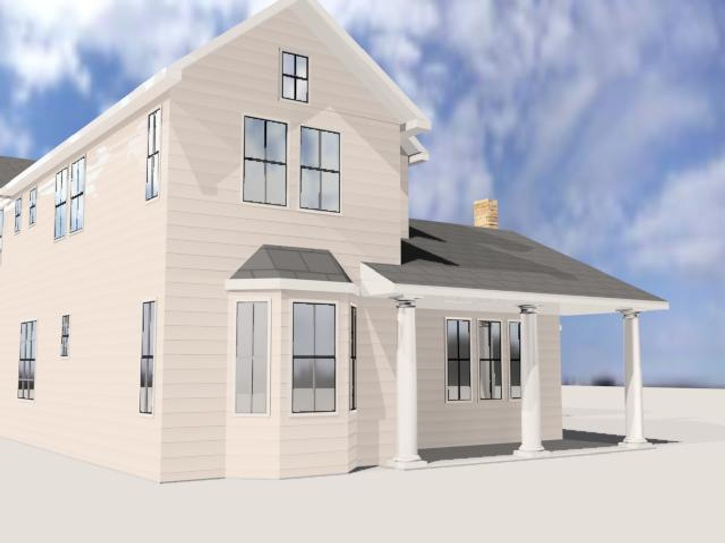 3d Model Style House