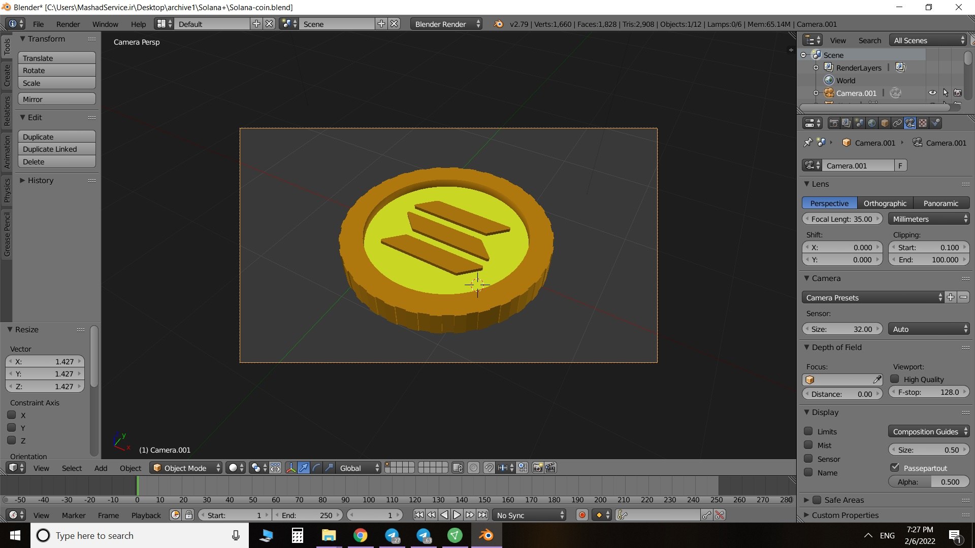Solana Coin Toon 3D Model - TurboSquid 1850738