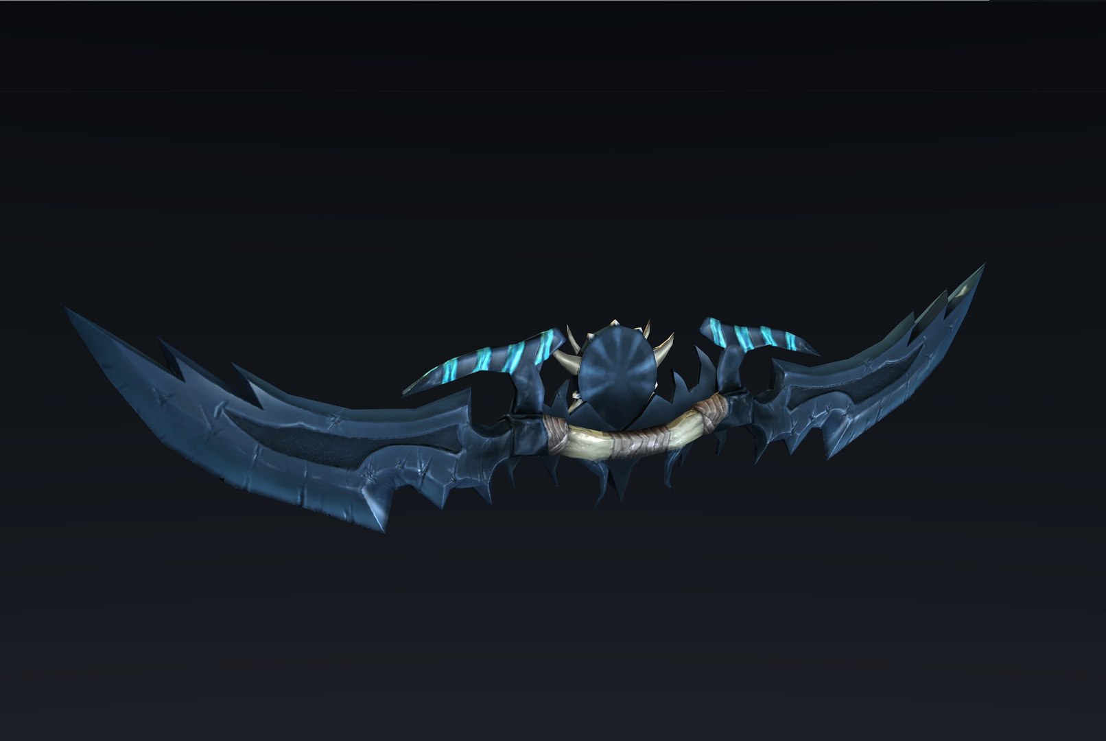 3D Double Bladed Sword Bow - TurboSquid 1878842