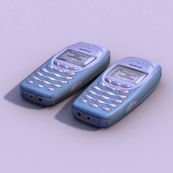 3d model cellular phone nokia 3410