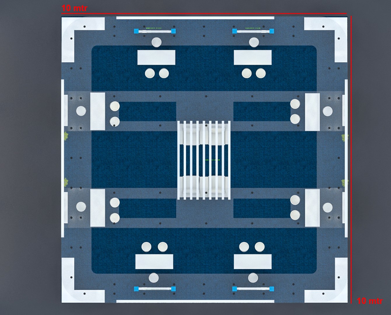 3D 4 SIDE OPEN STAND Model - TurboSquid 1781101