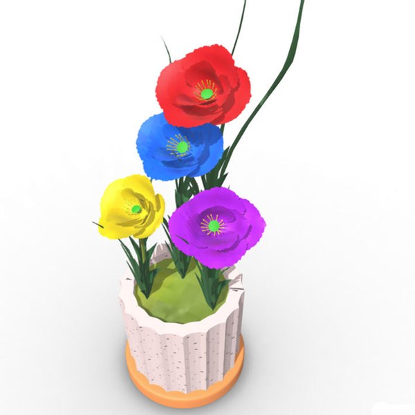 modelo 3d California Poppies plant - TurboSquid 2067802