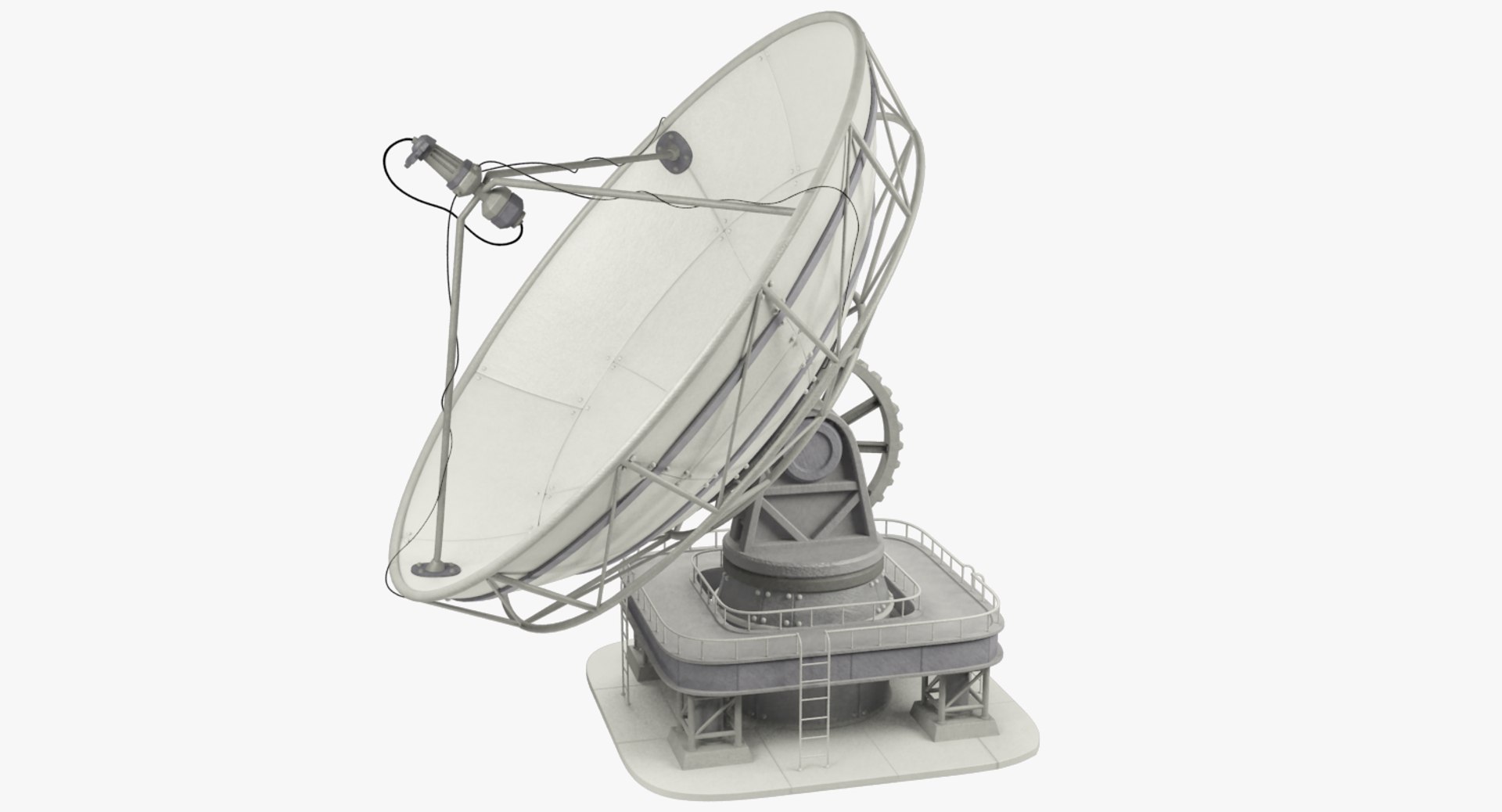 Satellite Dish 3D Model - TurboSquid 1205580