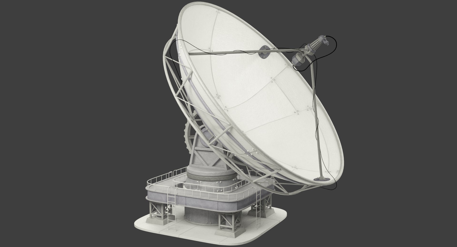 Satellite Dish 3D Model - TurboSquid 1205580