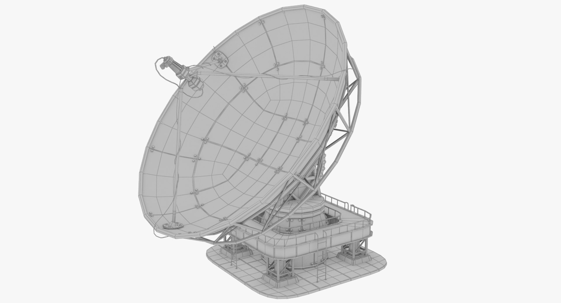 Satellite Dish 3D Model - TurboSquid 1205580