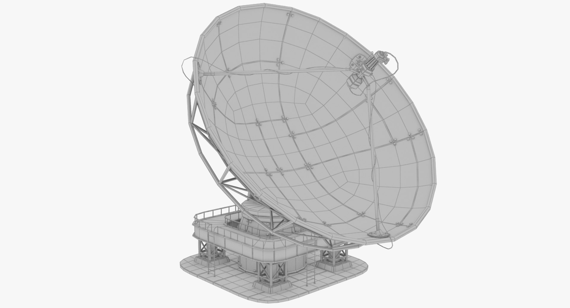 Satellite Dish 3D Model - TurboSquid 1205580