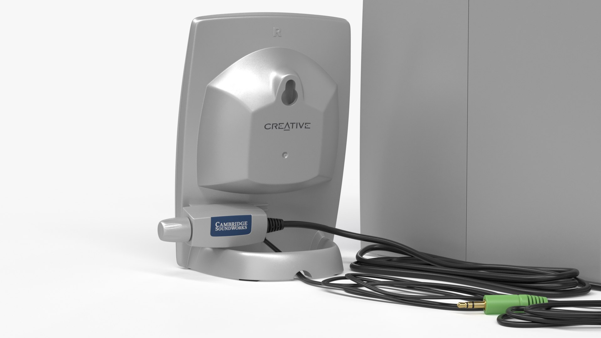 3D Computer Speakers - Creative SoundWorks Slim500 model - TurboSquid 1765497