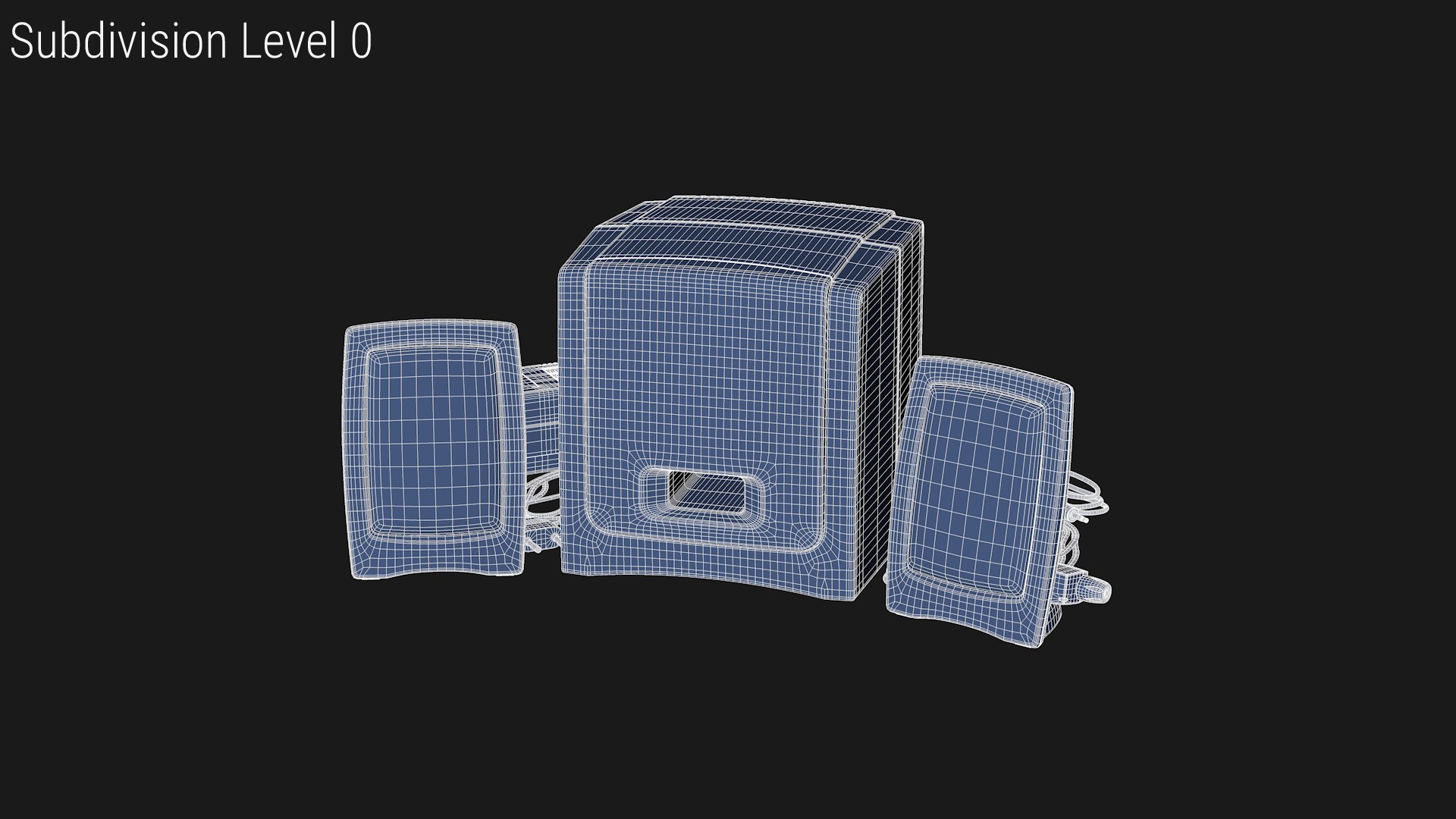 3D Computer Speakers - Creative SoundWorks Slim500 model - TurboSquid 1765497