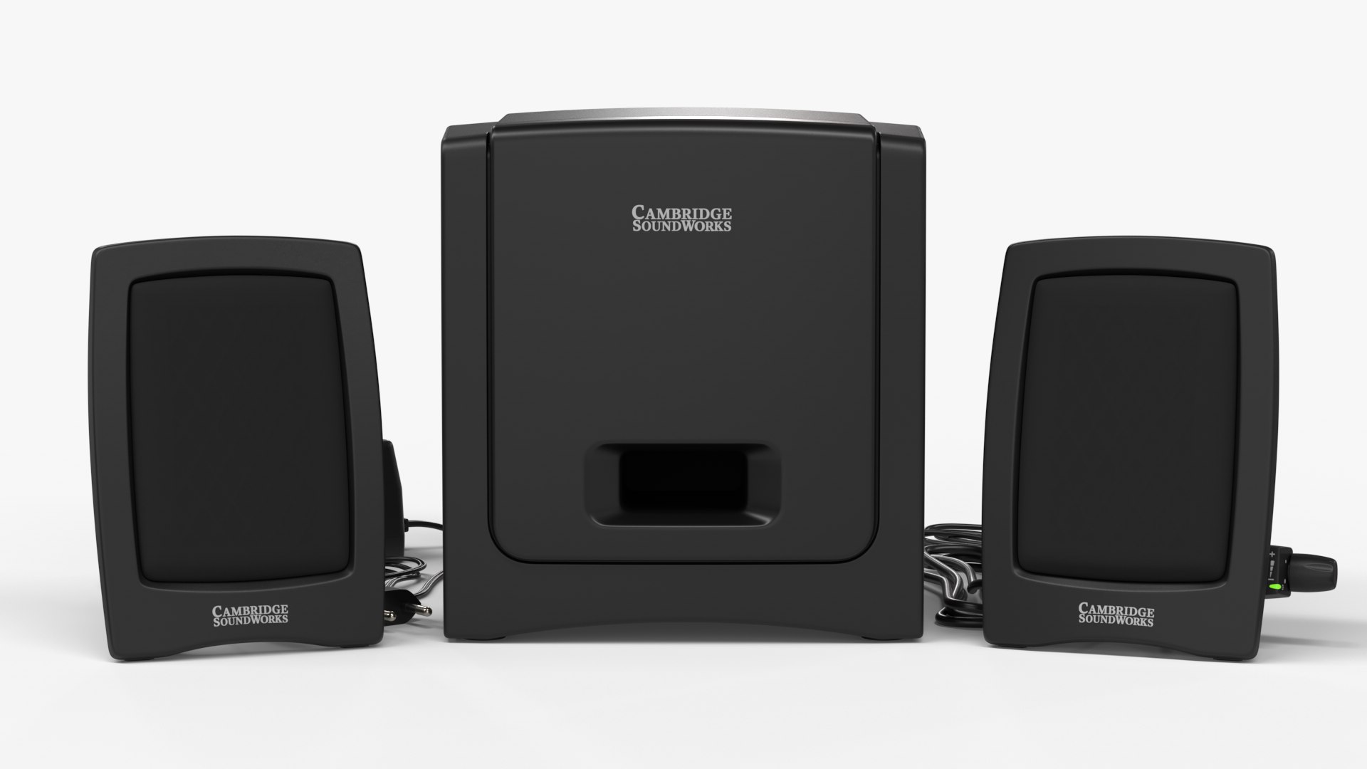 3D Computer Speakers - Creative SoundWorks Slim500 model - TurboSquid ...