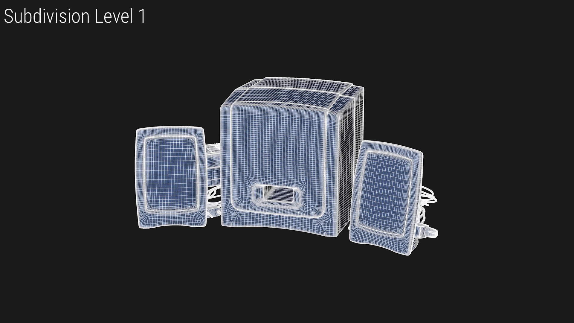 3D Computer Speakers - Creative SoundWorks Slim500 model - TurboSquid 1765497
