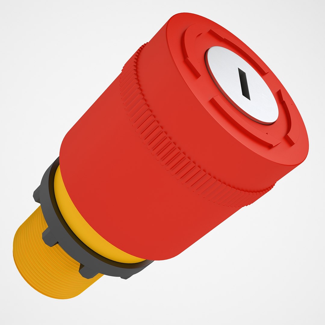Emergency Stop Key 3D Model - TurboSquid 1251335