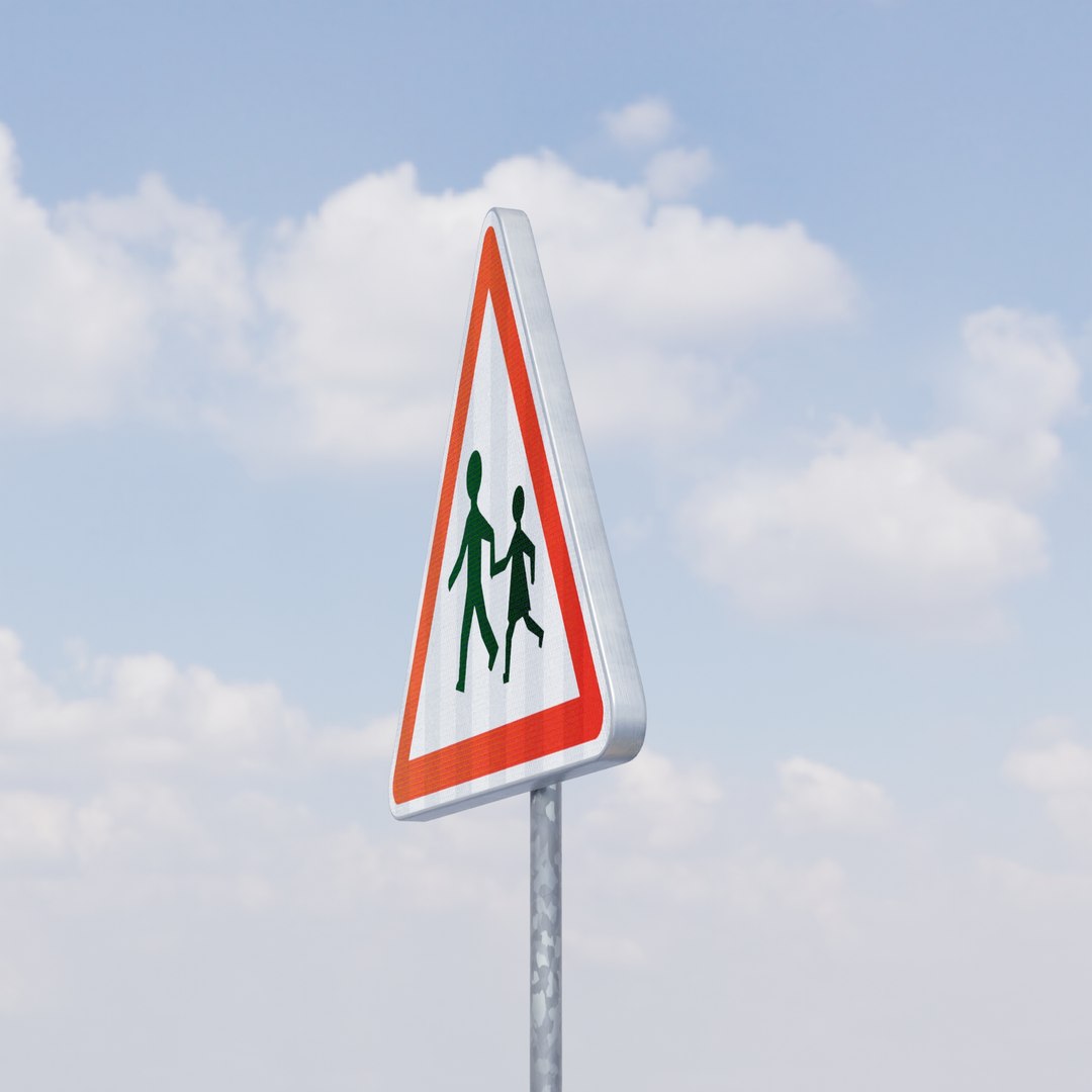 Road Sign French - Signalisation Routiere De France 3D - TurboSquid 2004876