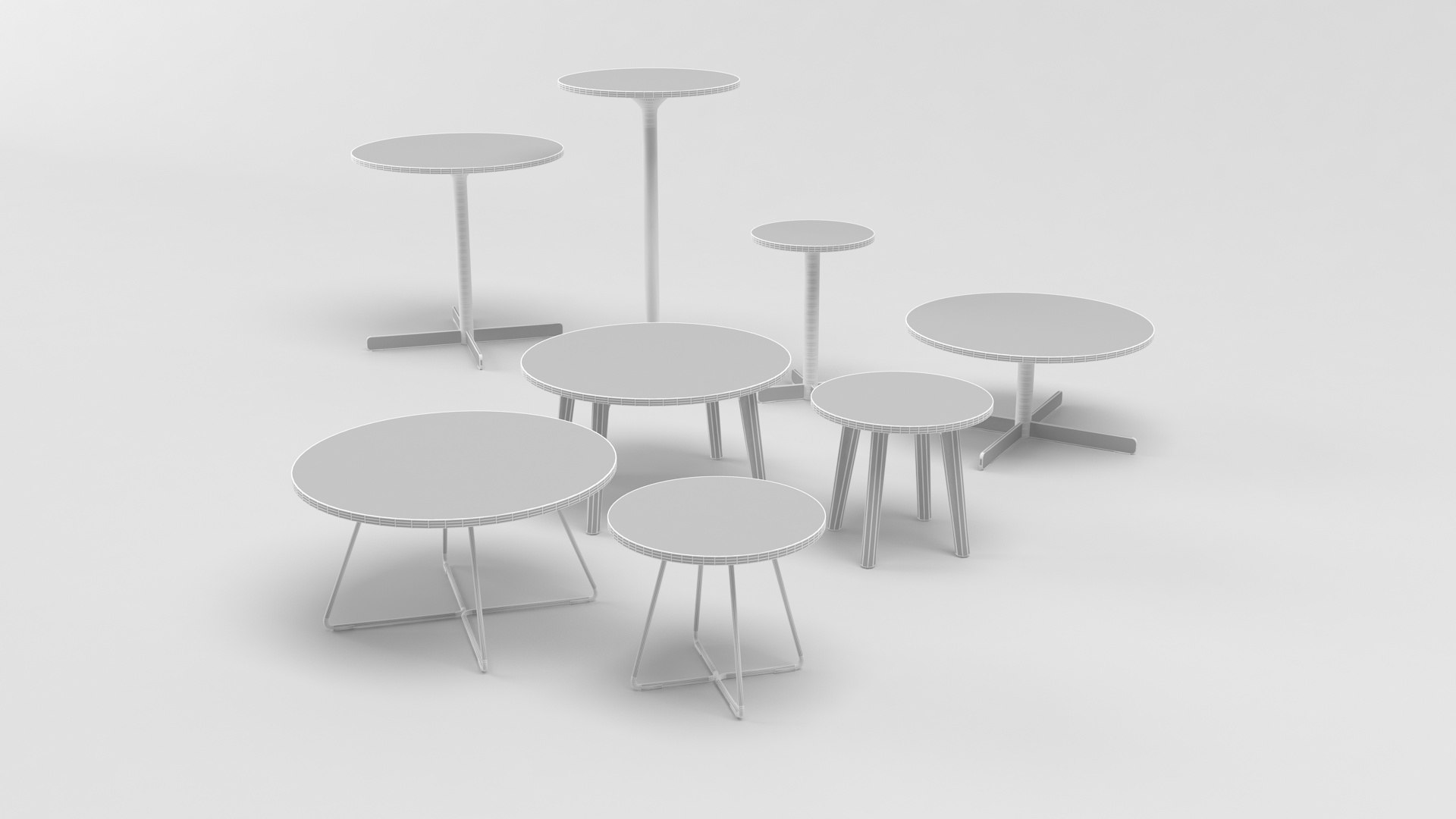 Hendrix Coffee Table 3D Model - TurboSquid 1815311