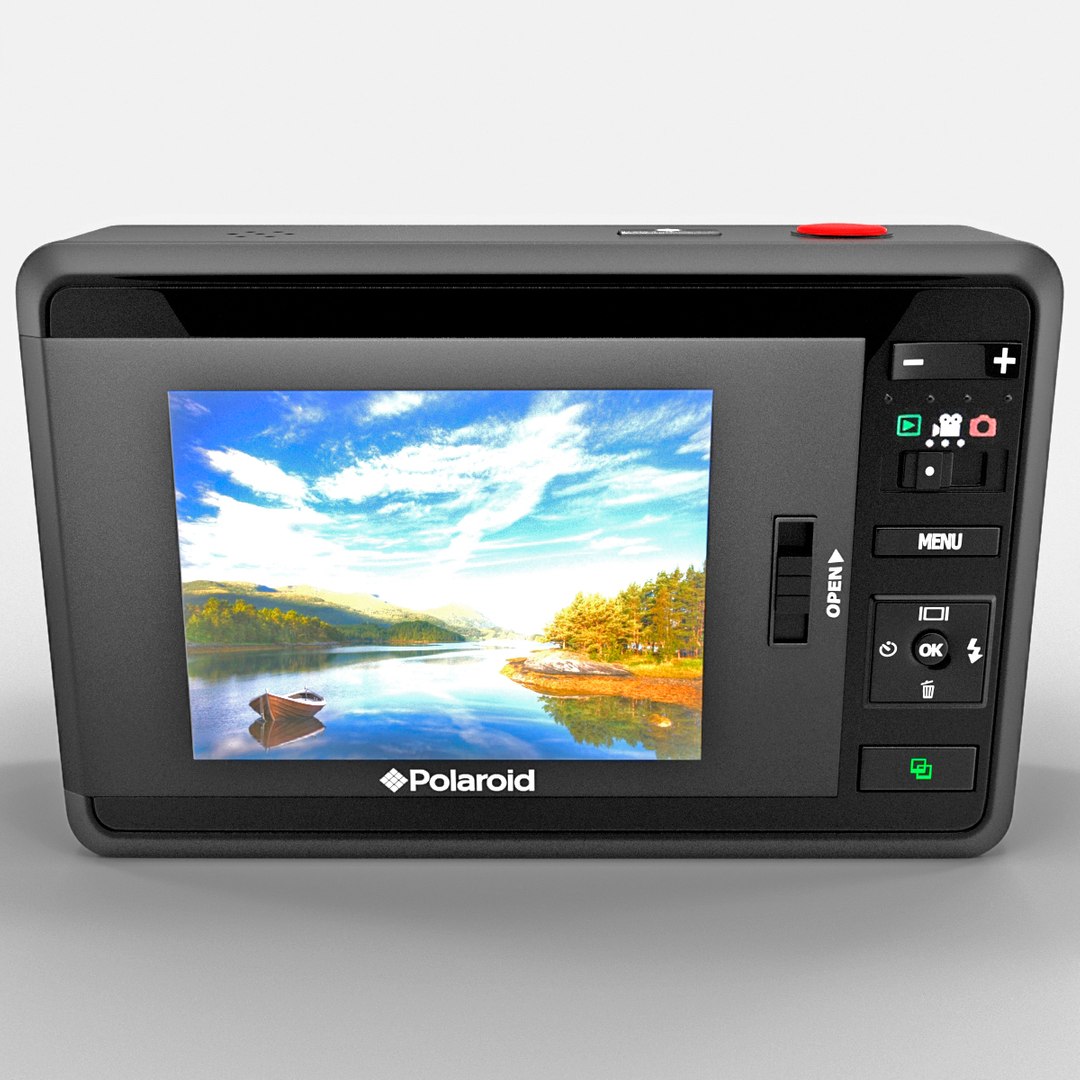 3d Digital Print Camera Polaroid Model