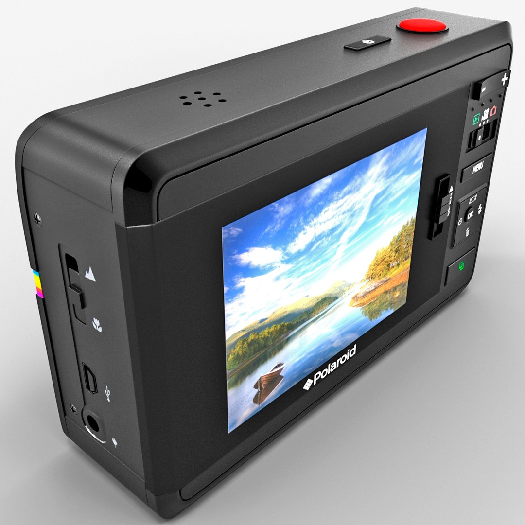 3d Digital Print Camera Polaroid Model