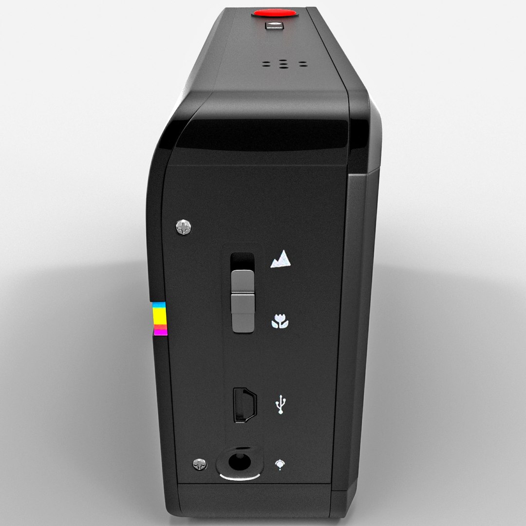 3d Digital Print Camera Polaroid Model