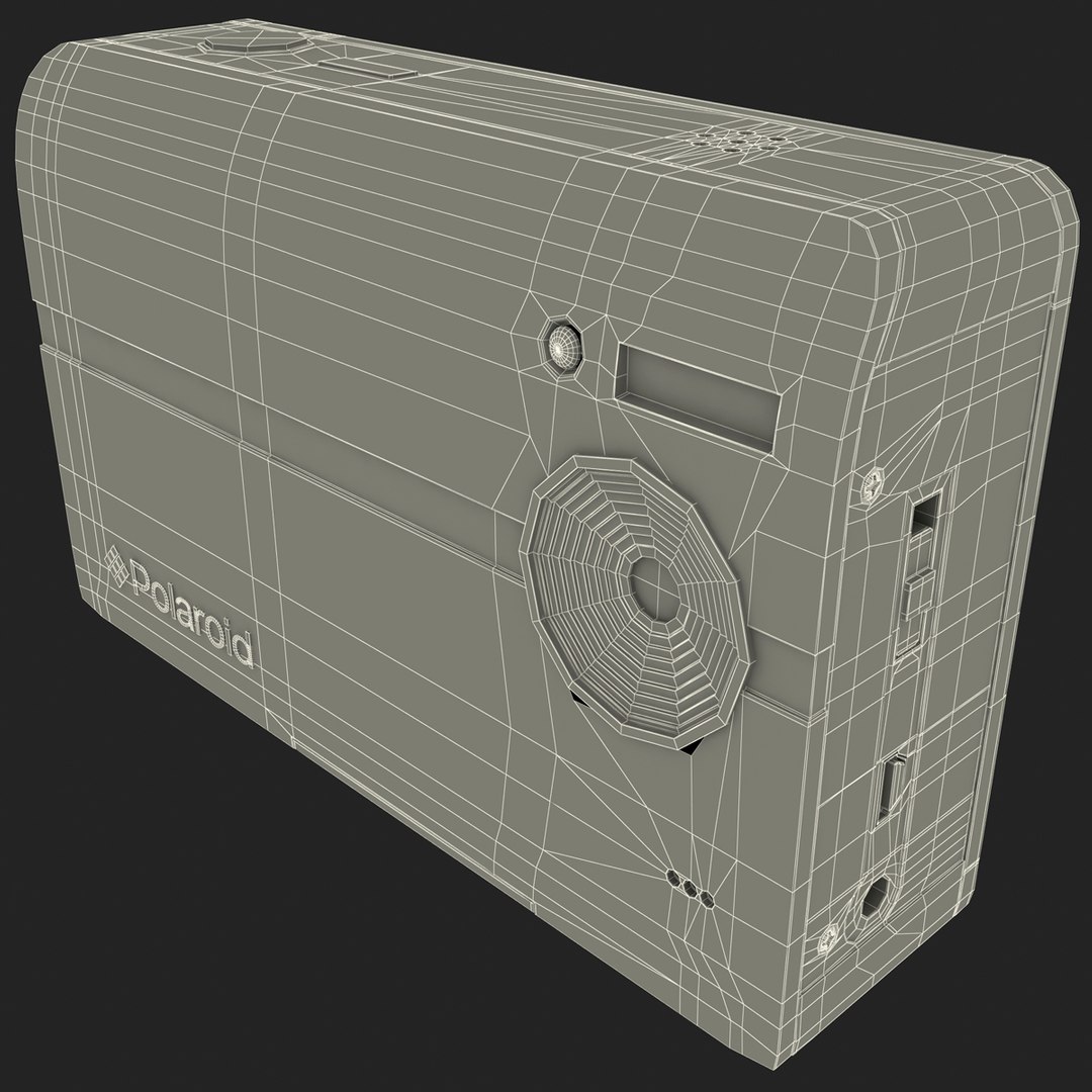 3d Digital Print Camera Polaroid Model