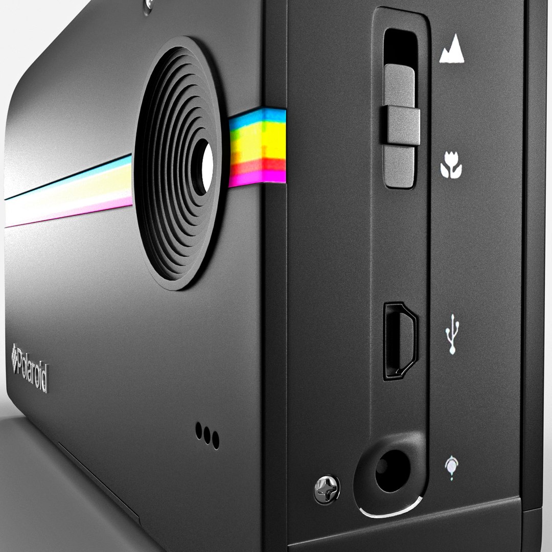 3d Digital Print Camera Polaroid Model