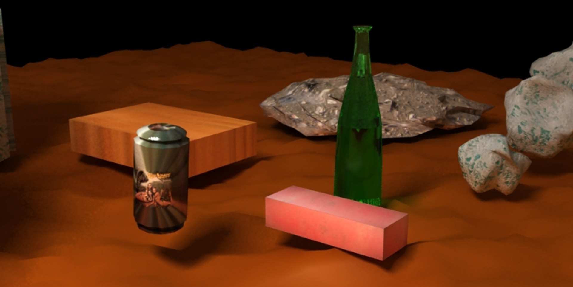 Free Different Rubbish 3d Model