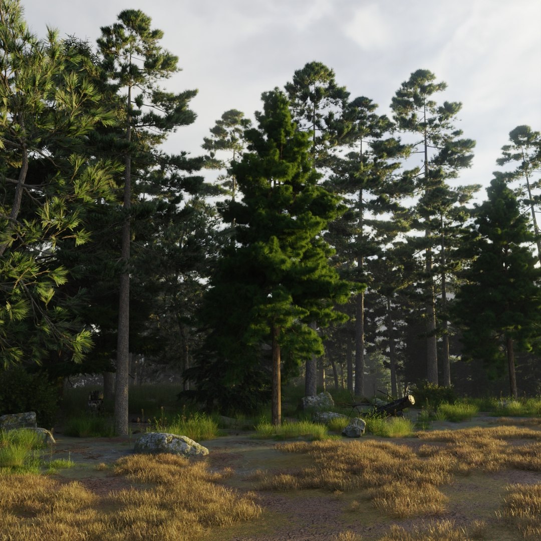 Blender nature forest ground 3D model - TurboSquid 1701188
