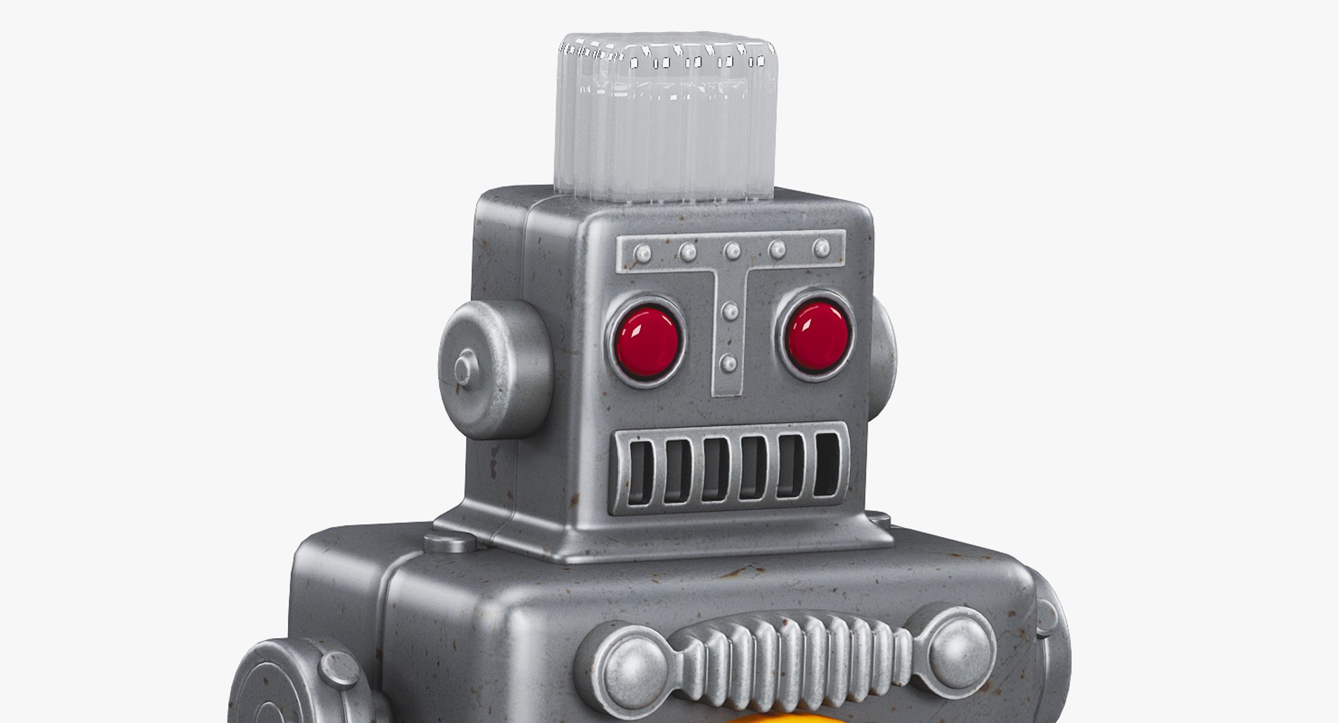 Vintage robot smoking spaceman 3D - TurboSquid 1378515