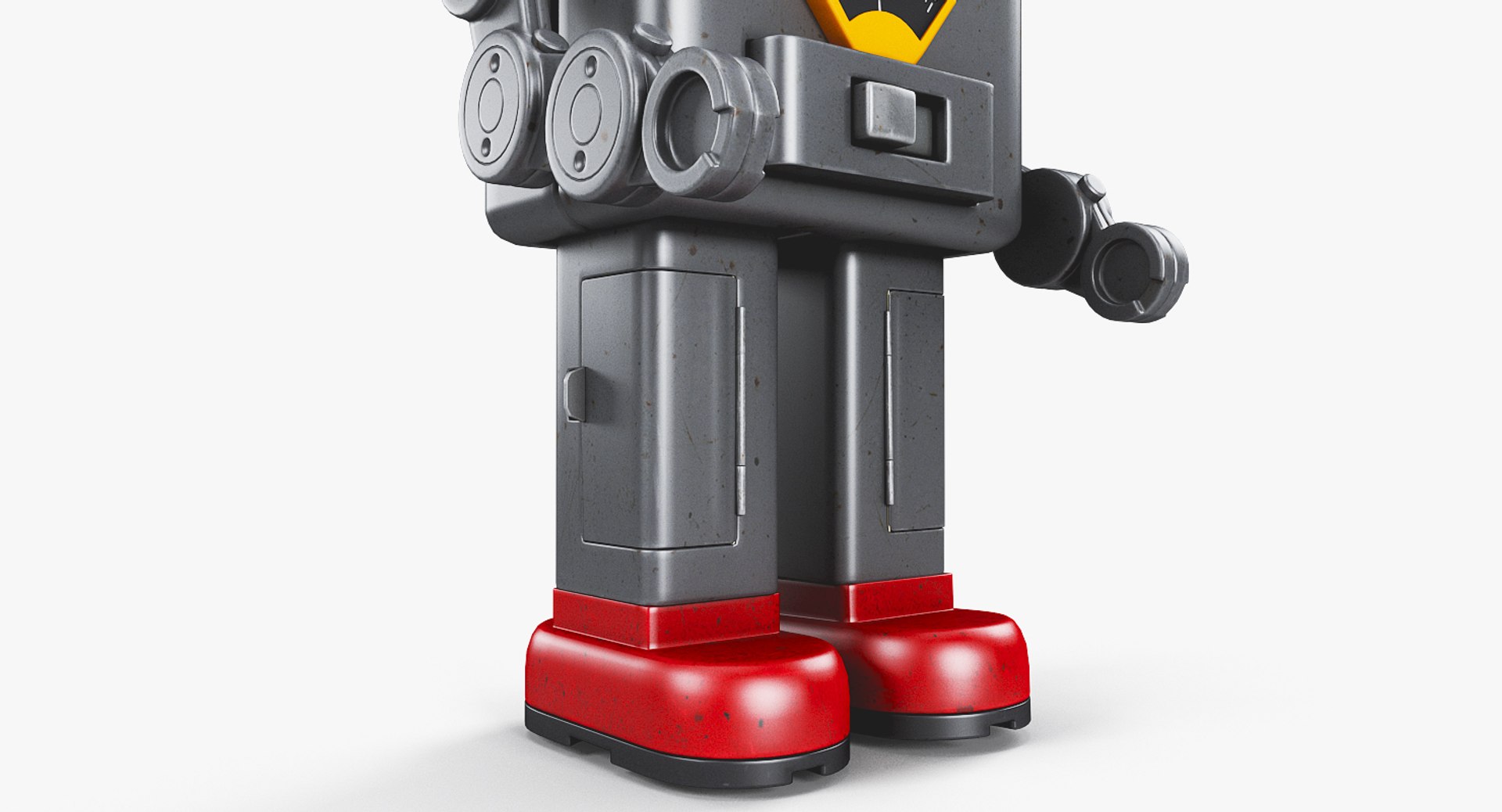 Vintage robot smoking spaceman 3D - TurboSquid 1378515