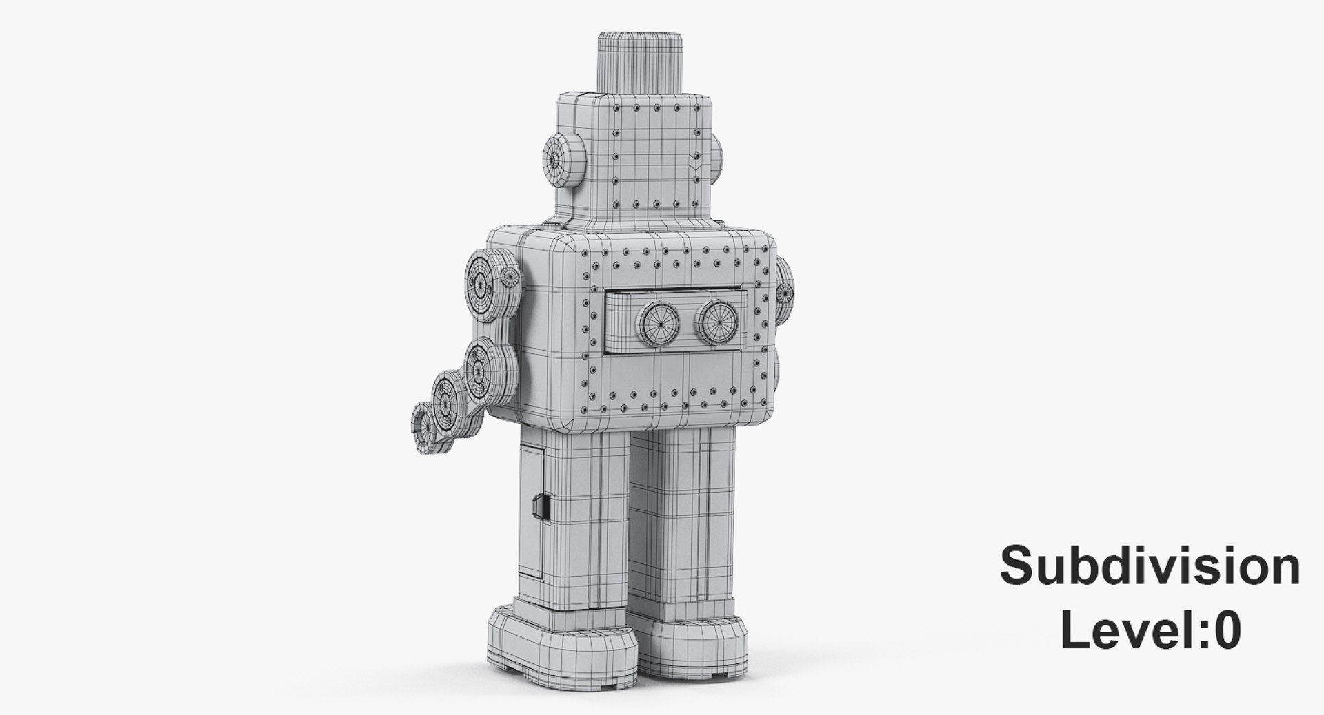 Vintage robot smoking spaceman 3D - TurboSquid 1378515