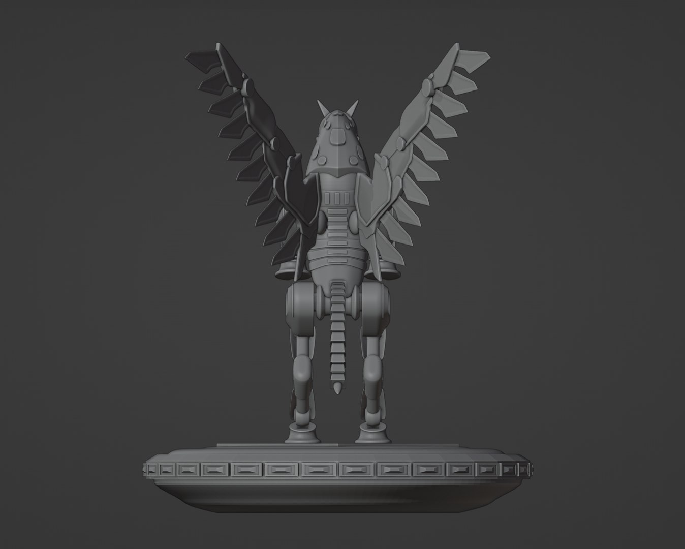 Mechanical Pegasus Model - TurboSquid 2124037