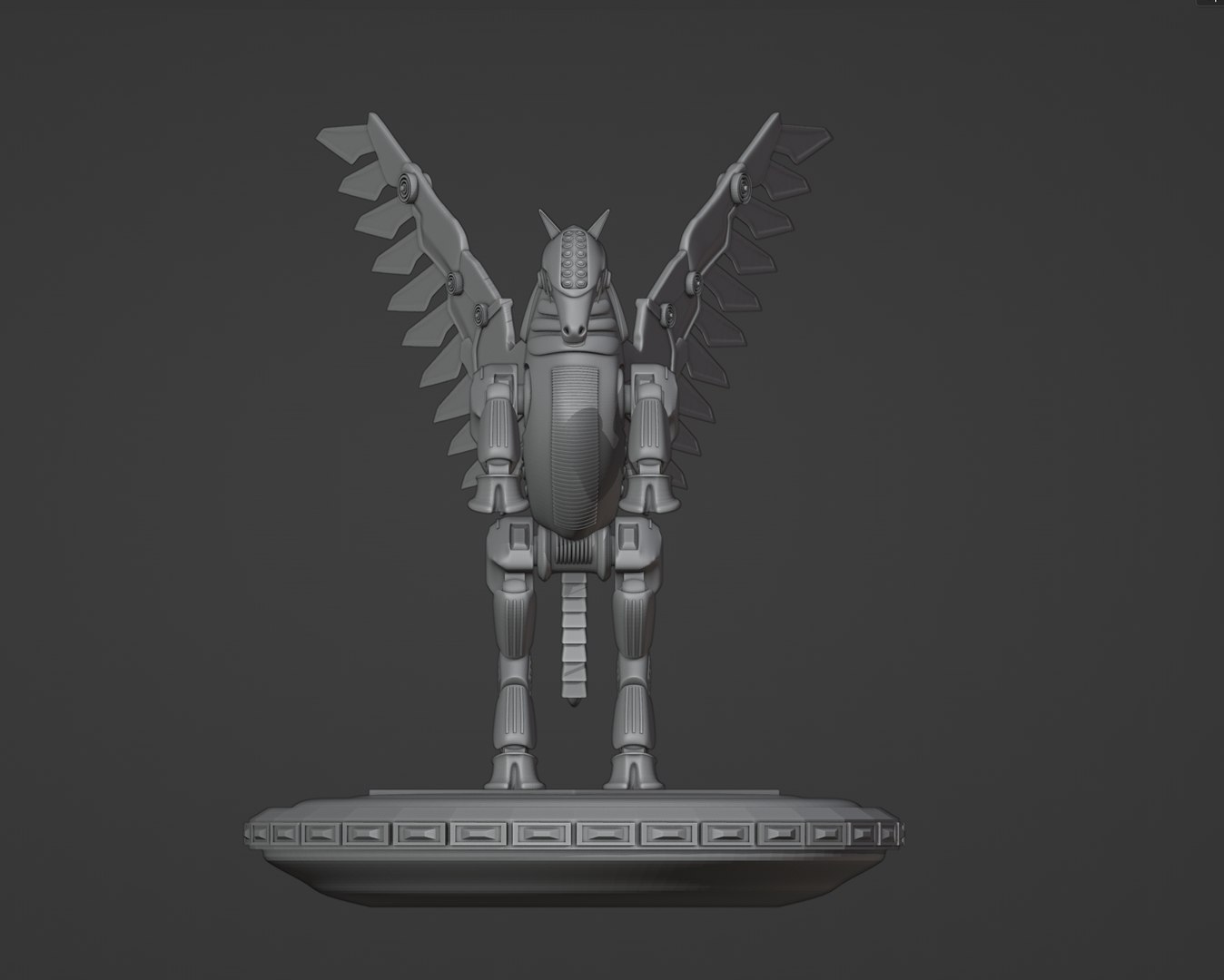 Mechanical Pegasus Model - TurboSquid 2124037