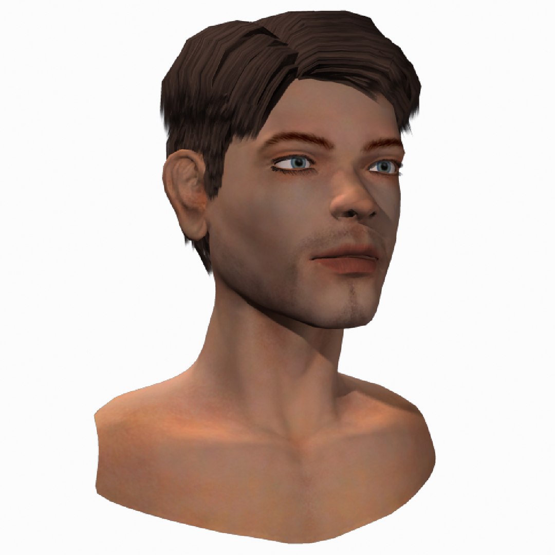 x male head 03