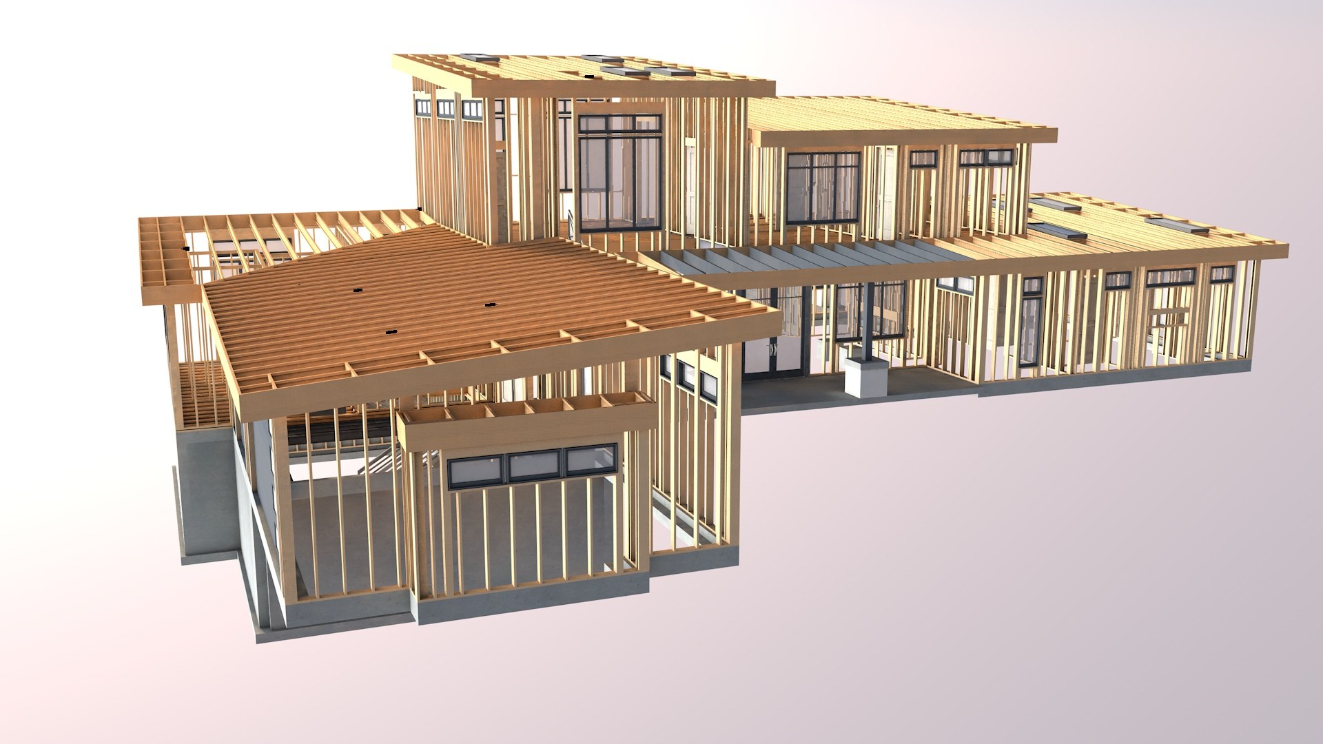 3D model House Framing vol 1 - TurboSquid 1974471