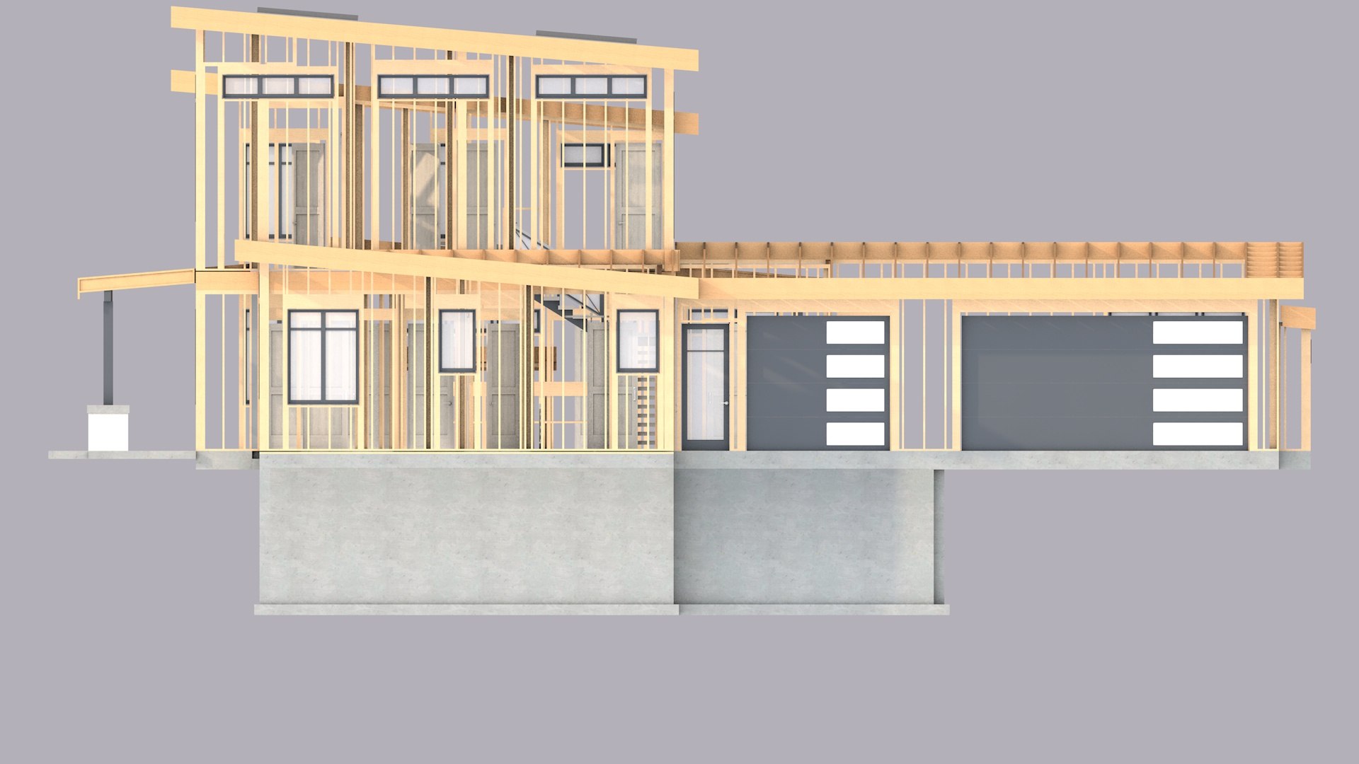 3D model House Framing vol 1 - TurboSquid 1974471