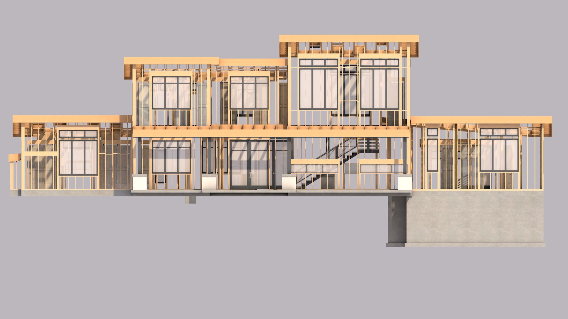 3D model House Framing vol 1 - TurboSquid 1974471