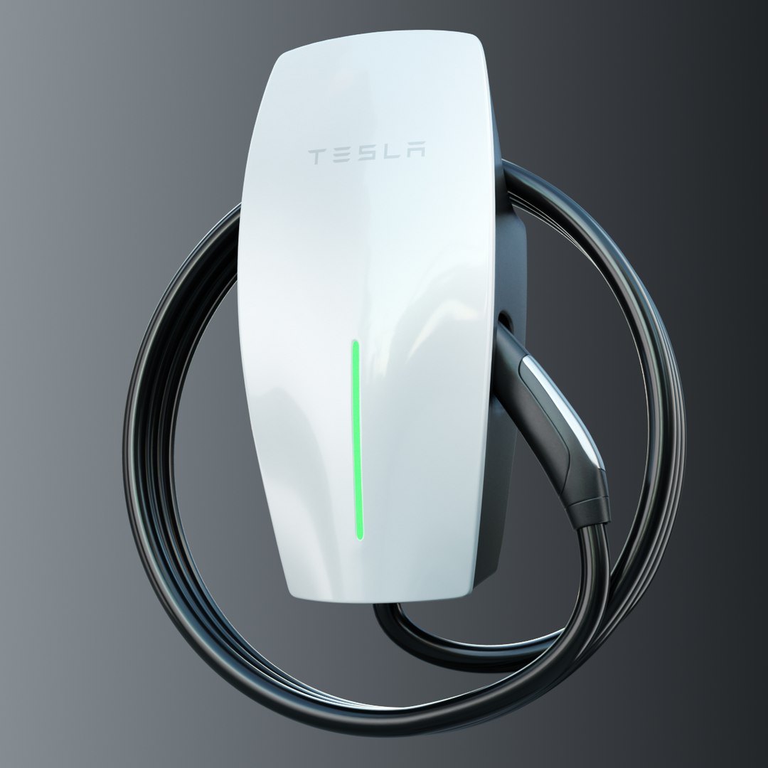 3D Product Name Tesla Home EV Charger 3D Model Model - TurboSquid 2372464