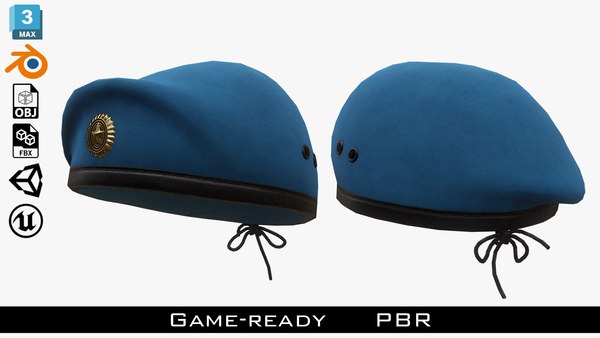 Beret 3D Models for Download | TurboSquid