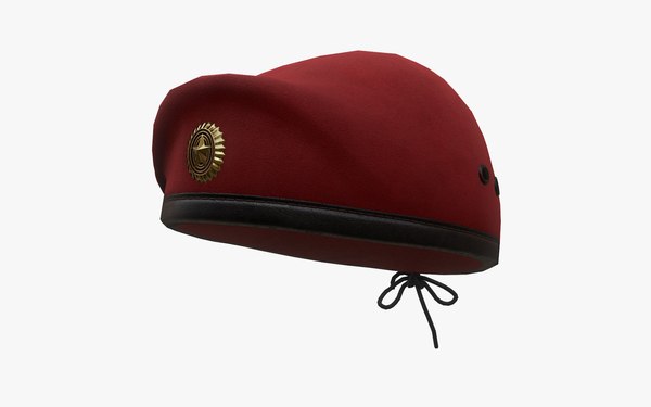 Beret 3D model - TurboSquid 1834800