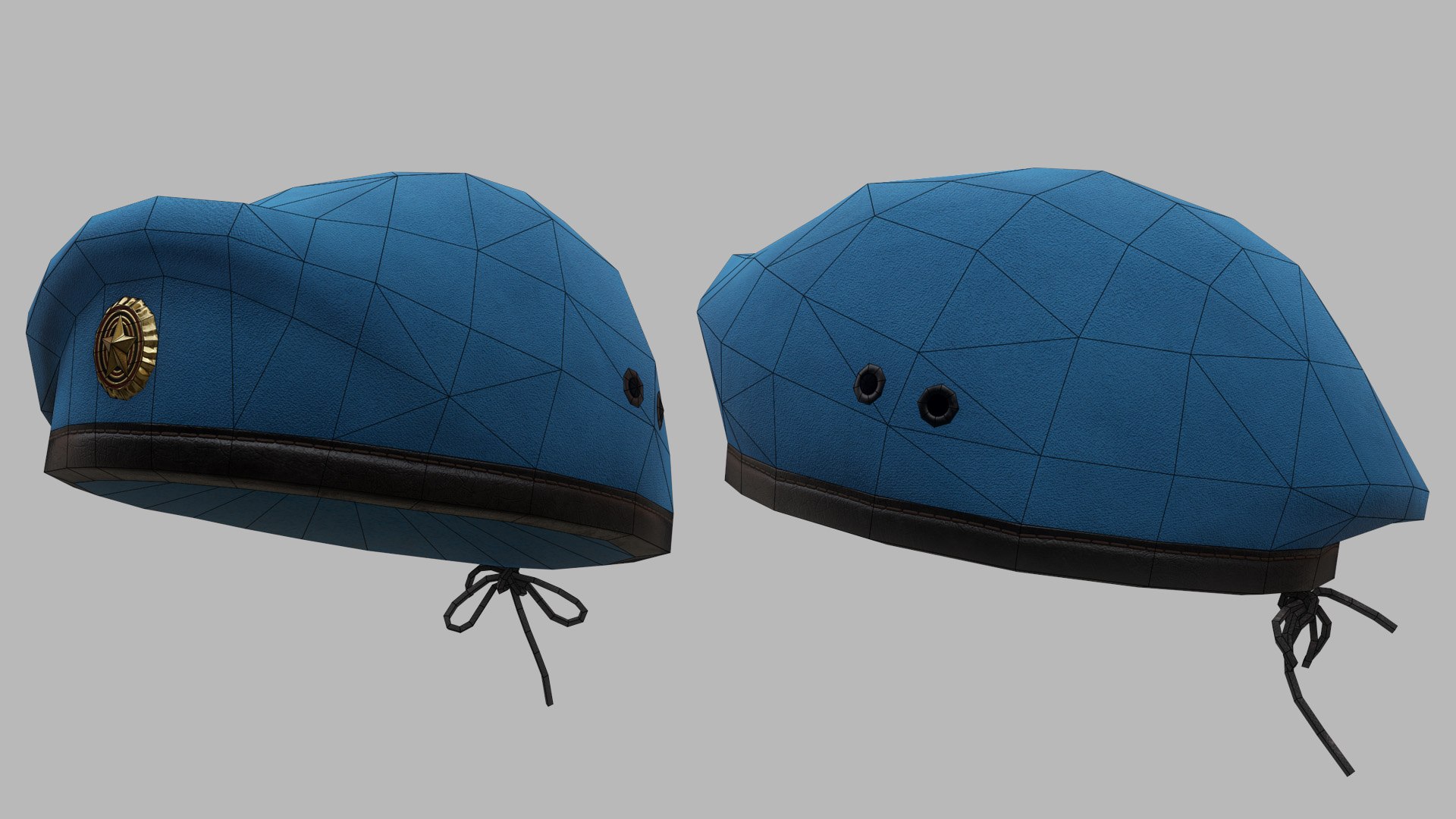Beret 3D Model - TurboSquid 1834800