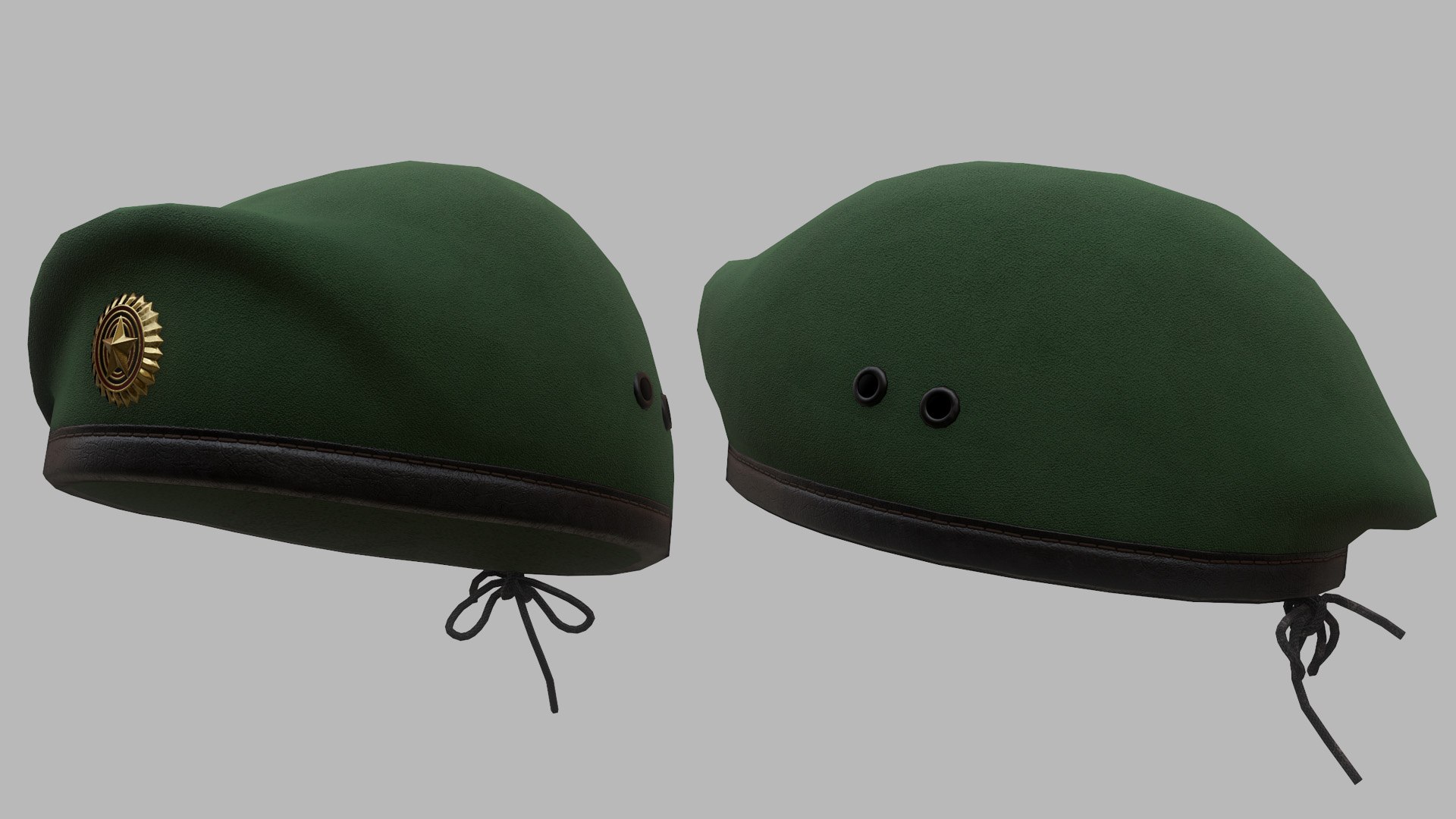 Beret 3D Model - TurboSquid 1834800