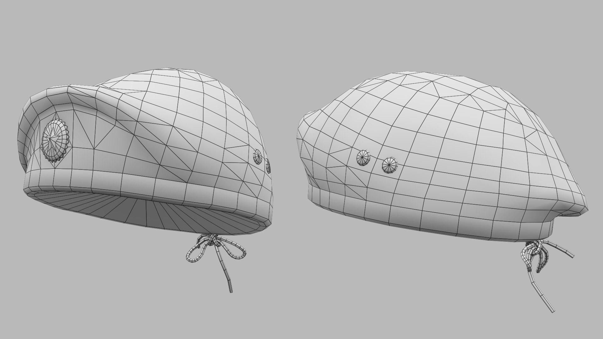 Beret 3D Model - TurboSquid 1834800