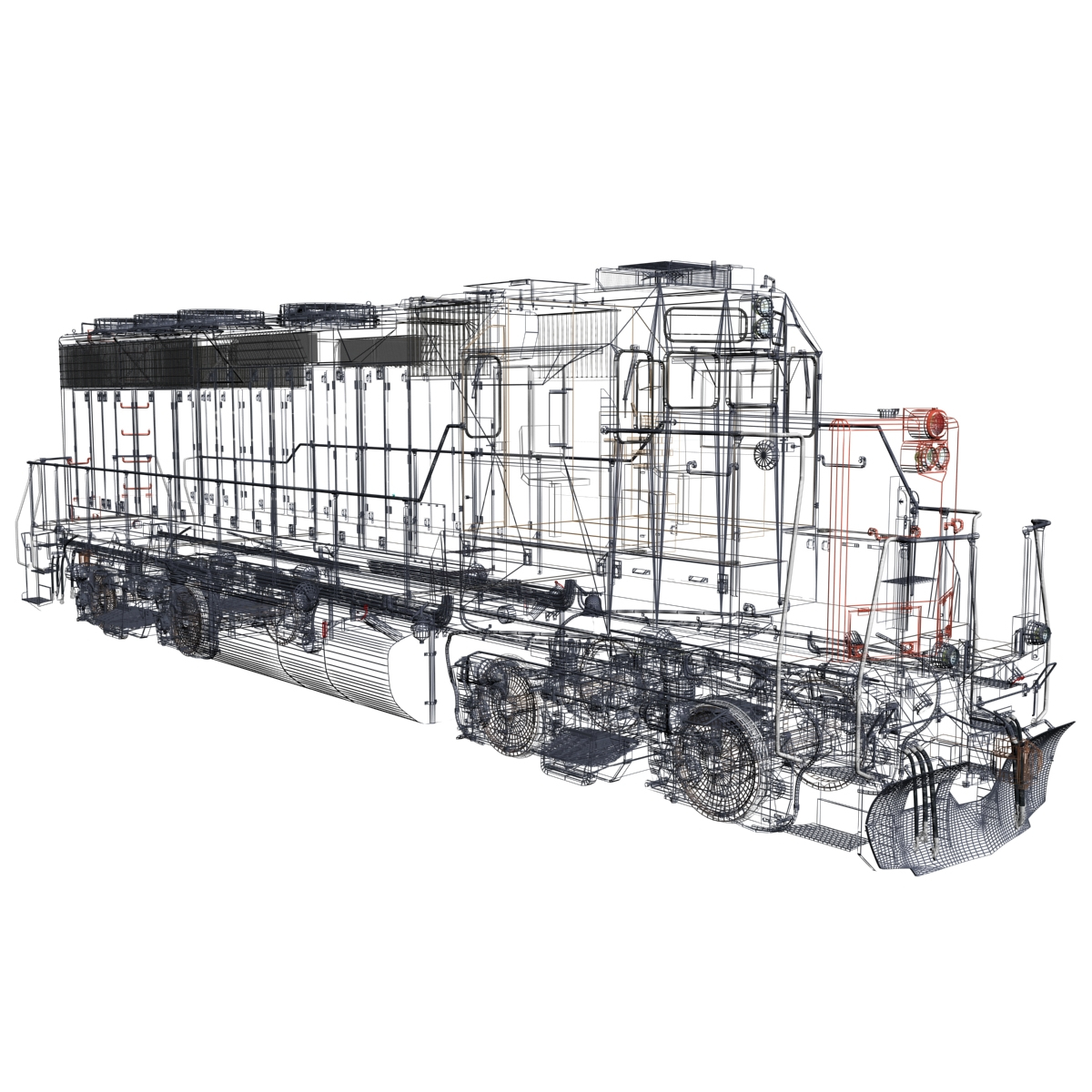 emd gp40-2 railroad engines max