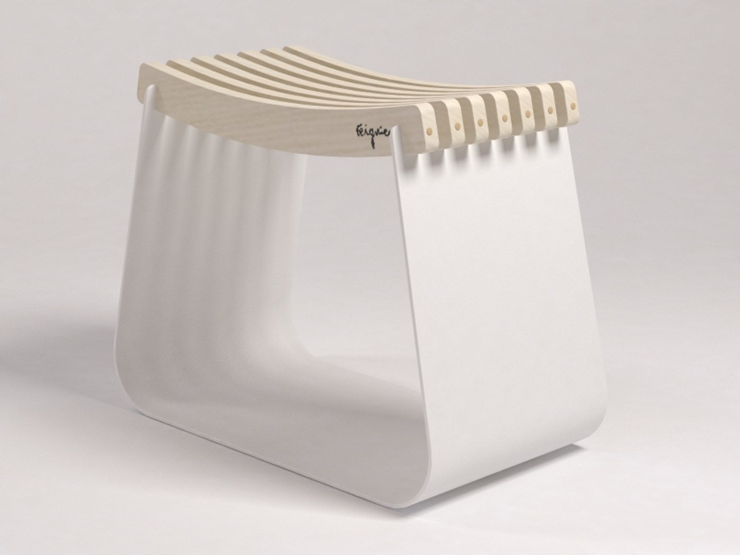 3d model henri stool