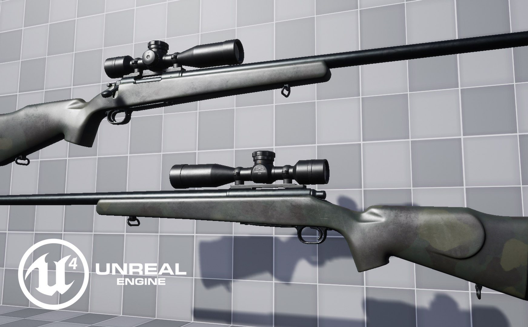 3D M40a1 Sniper Rifle Firearm Model - TurboSquid 1285195