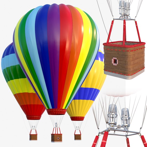 Hot Air Balloon 3D Models for Download | TurboSquid